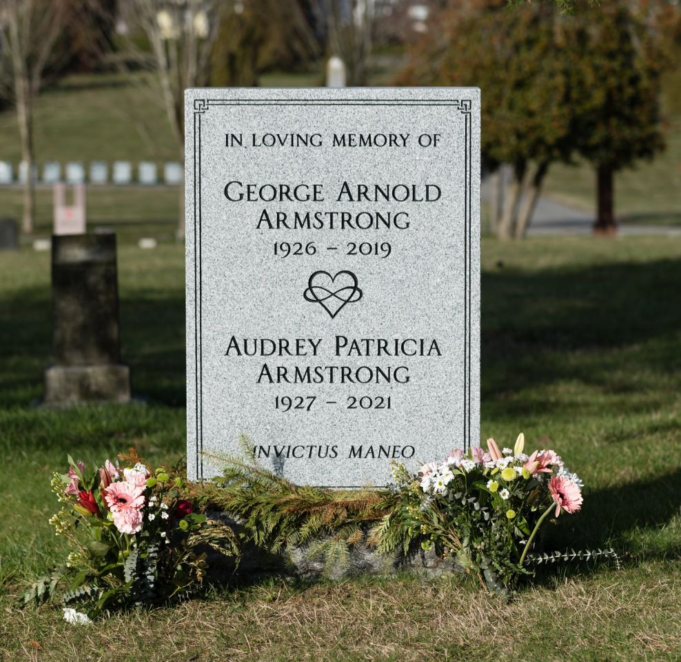 Upright Granite Monuments for Custom Memorials | Made in BC